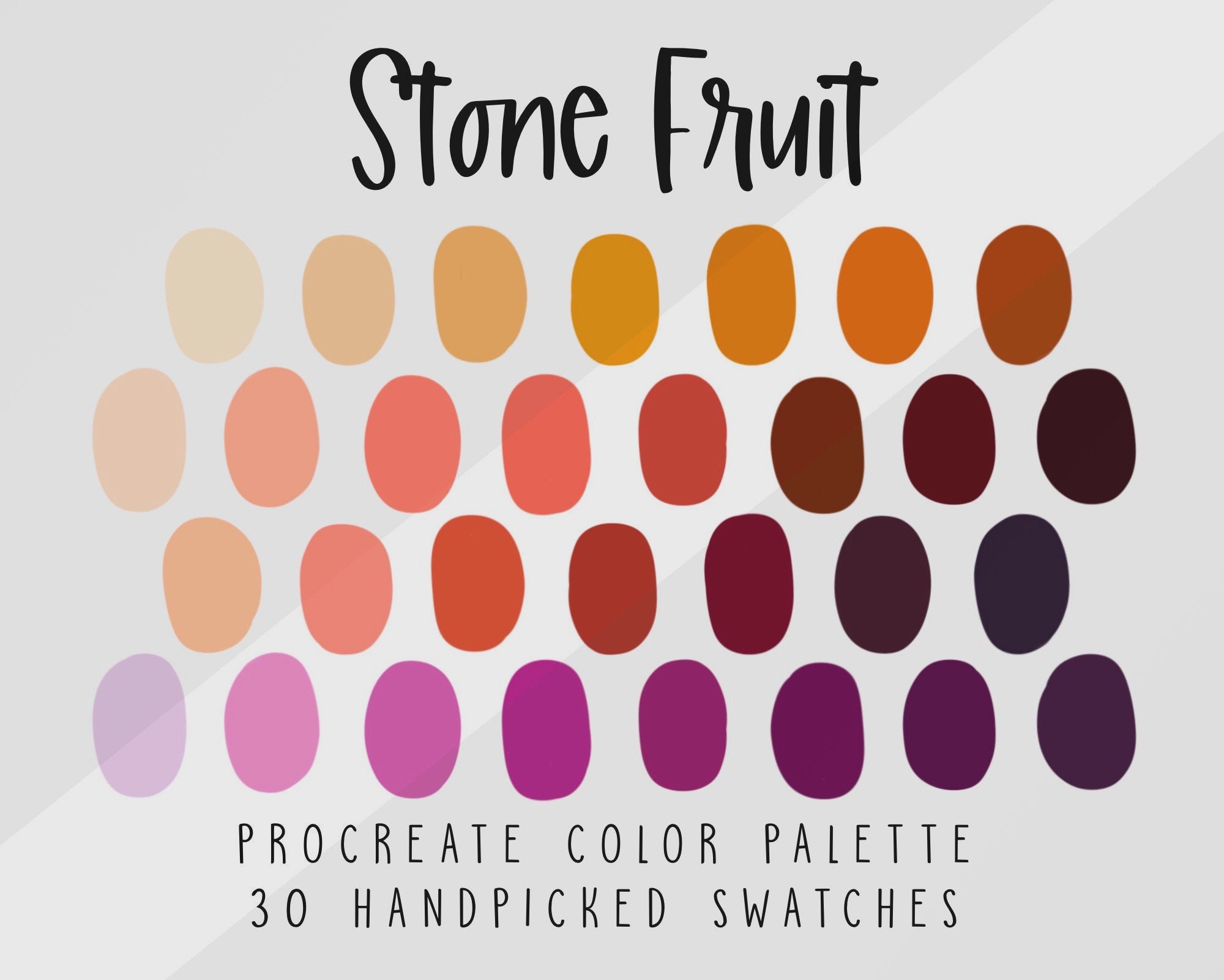 Fruit Procreate Color Palette Color Swatches Procreate - Etsy Canada