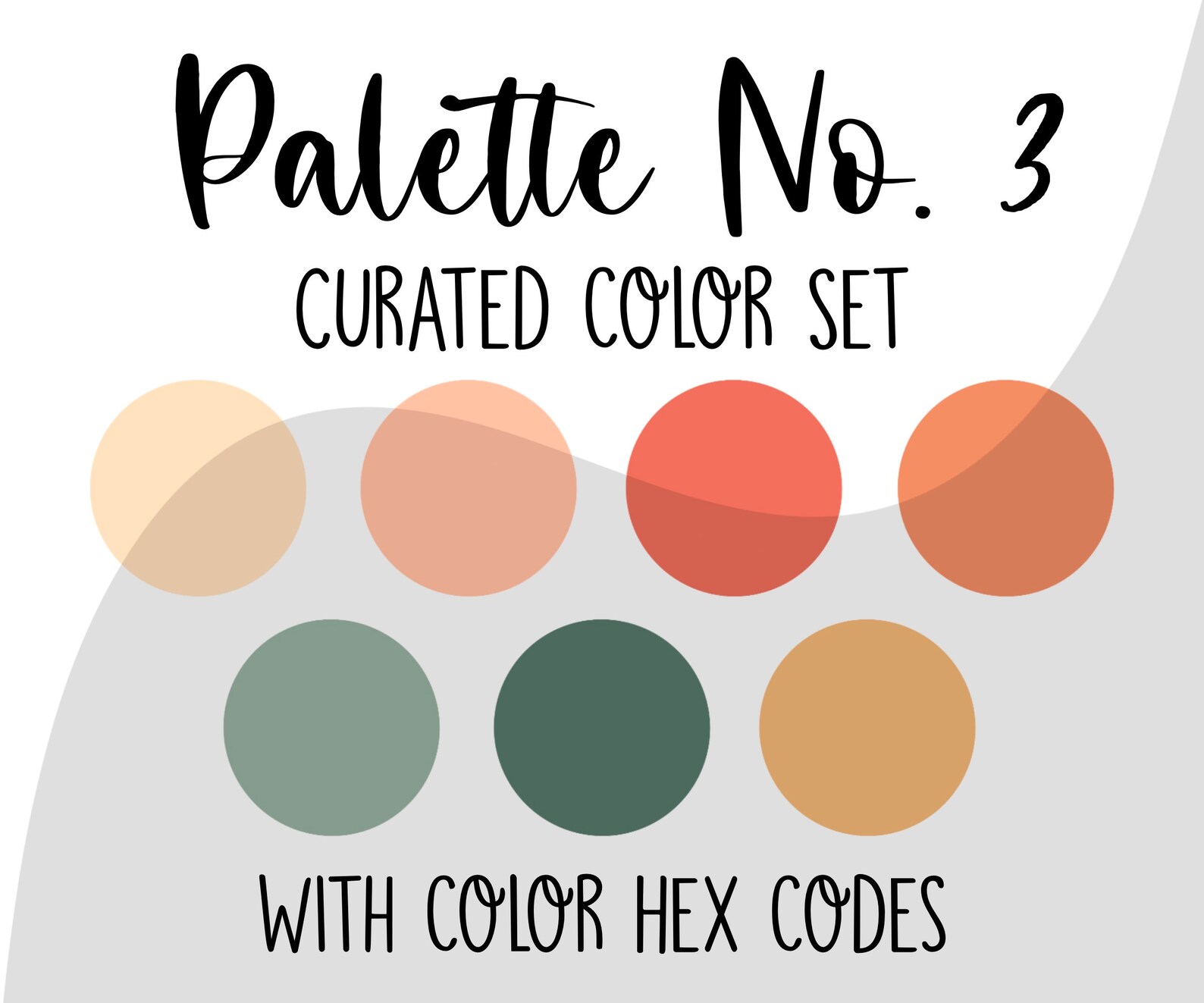 Peachy Brand Color Palette Canva Color Palette Goodnotes | Etsy