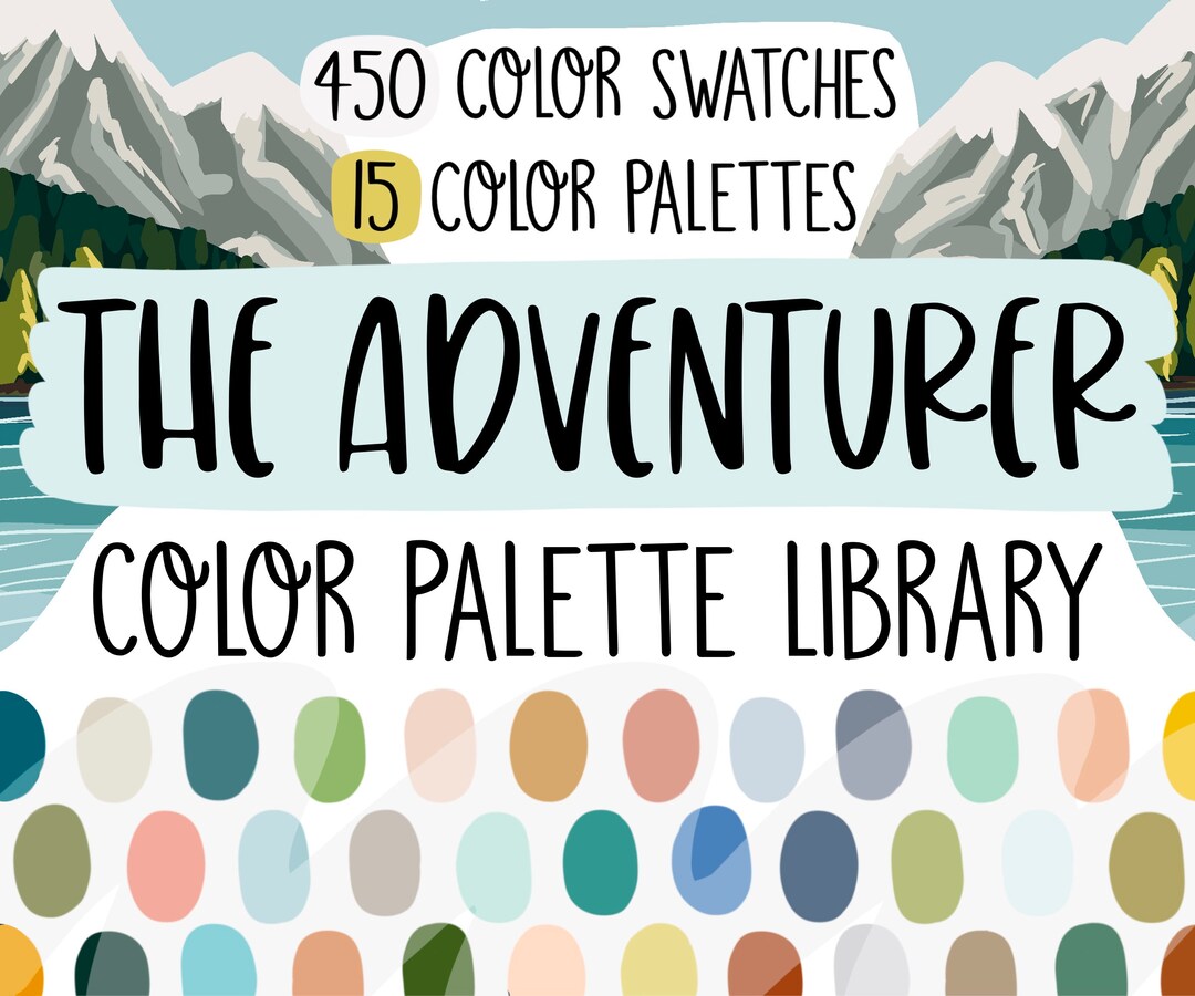 Travel Color Palette Bundle, Procreate Color Palette, Procreate Tools ...