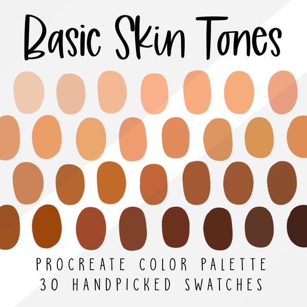 Skin Color Palette - Etsy