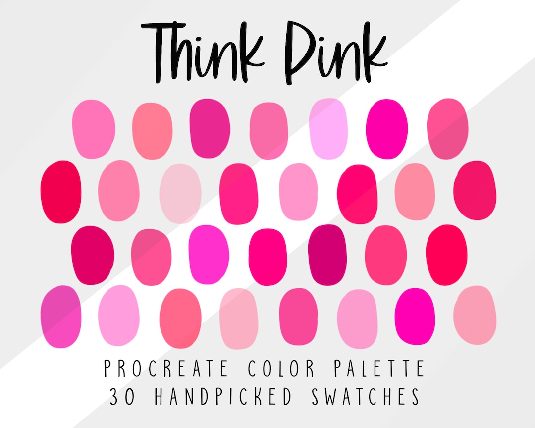 Pink Procreate Color Palette, Color Swatches, Procreate Palette - Etsy