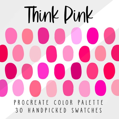 Pink Procreate Color Palette Color Swatches Procreate - Etsy