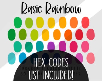 1137 CMYK Color Table for Sublimation or White Toner Printers - Etsy