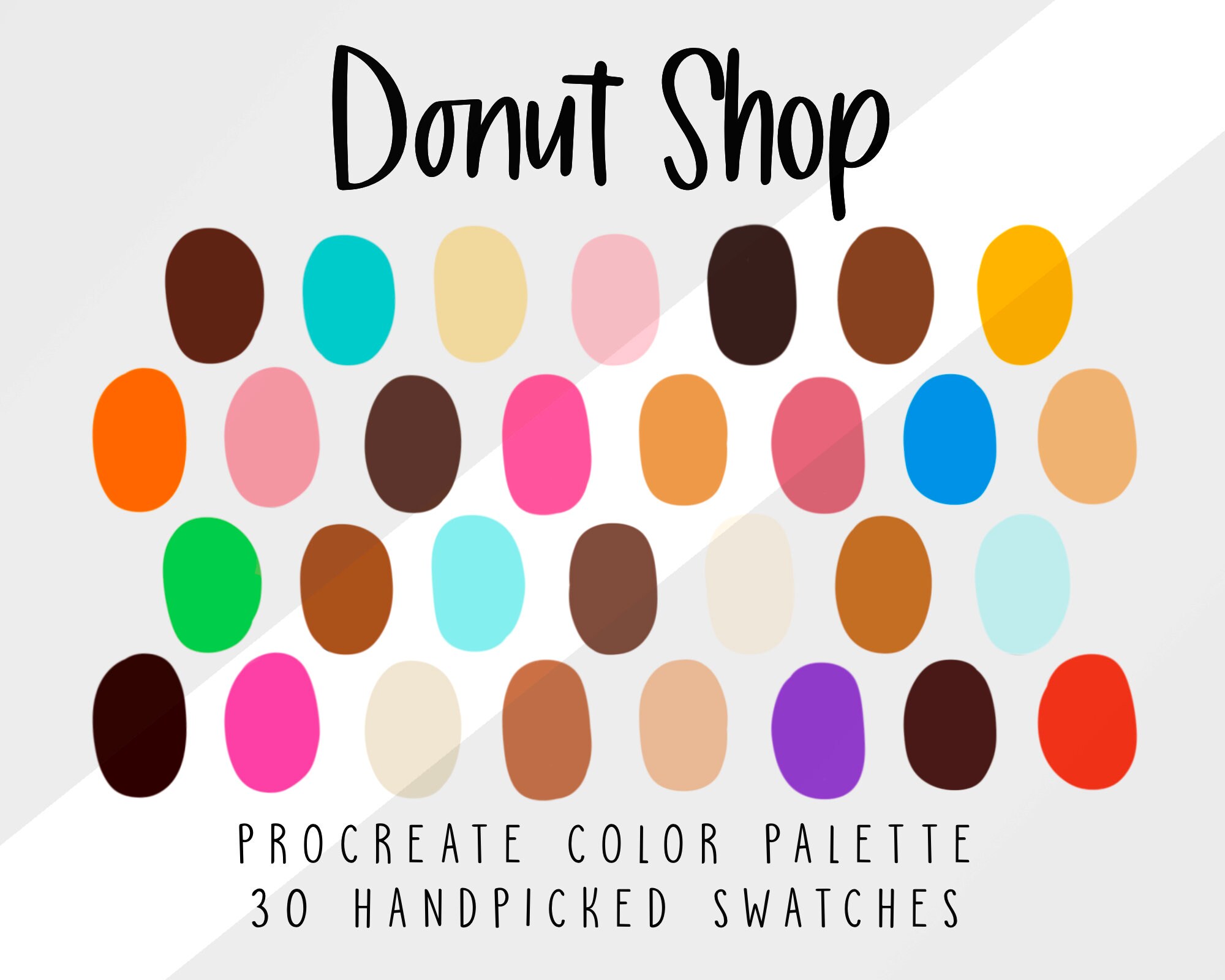 Paper Stationery Design & Templates Chocolate glazed donut color ...