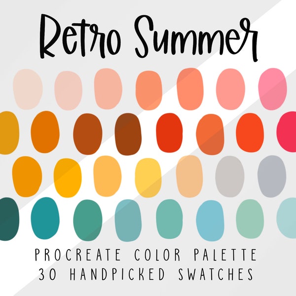 70s Color Palette - Etsy