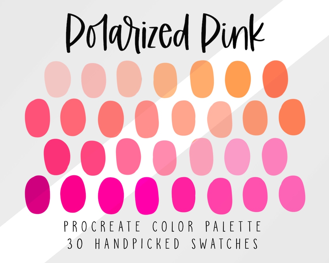 Pink Procreate Color Palette Color Swatches Procreate - Etsy