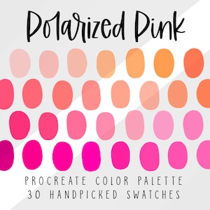 Pink Procreate Color Palette Color Swatches Procreate - Etsy