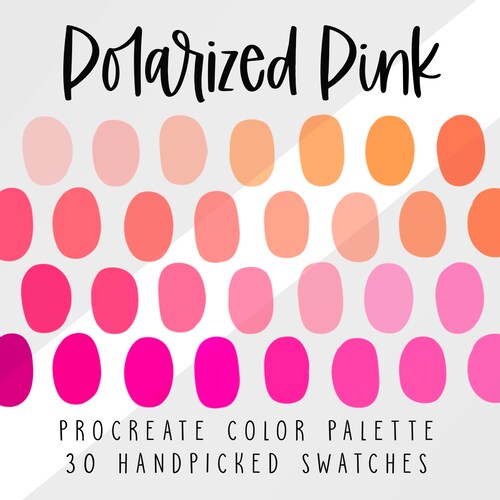 Pink Procreate Color Palette Color Swatches Procreate - Etsy