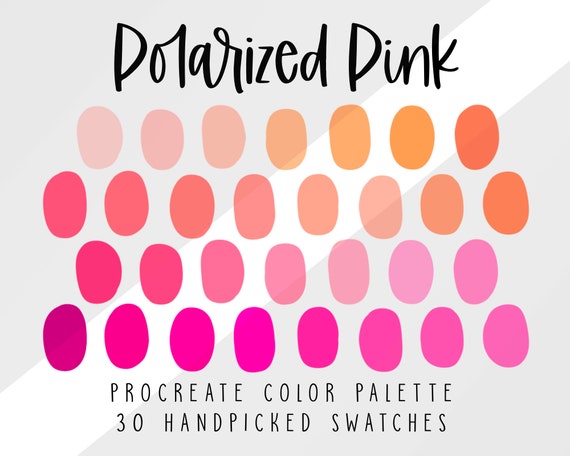 Pink Procreate Color Palette Color Swatches Procreate - Etsy