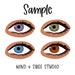 Exotic Eye Color Palette for Procreate Portrait Color - Etsy Canada