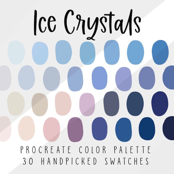 Winter Color Swatches - Etsy