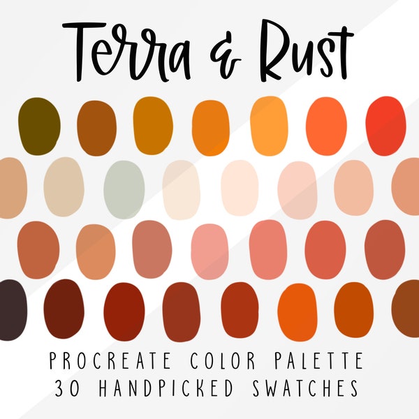 Rust Color Palette - Etsy