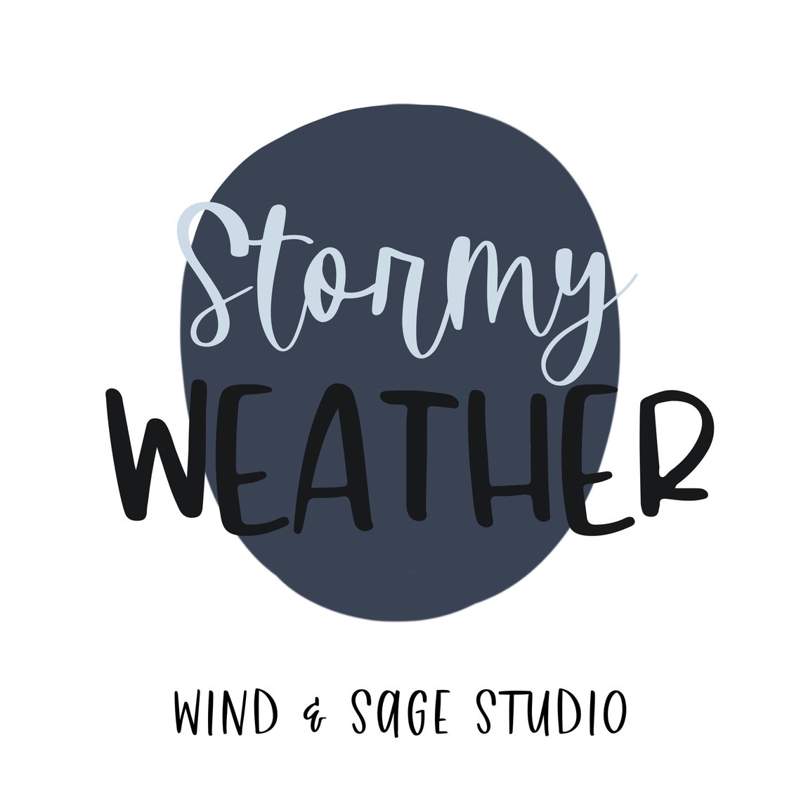 Stormy Weather Gray Procreate Color Palette Color Swatches | Etsy