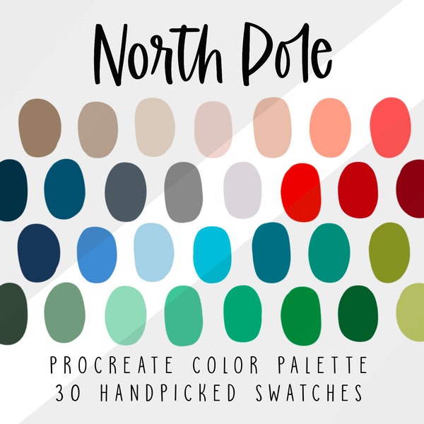 Winter Color Swatches - Etsy