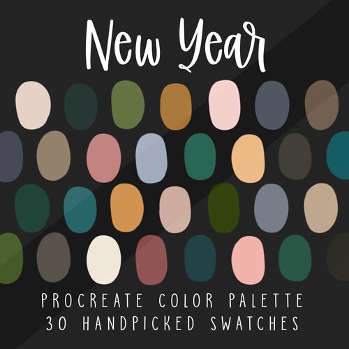 Sunset Mirage Procreate Color Palette Color Swatches Ipad | Etsy