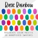 Basic Rainbow Color Palette, Color Swatches, Hex Codes Included ...