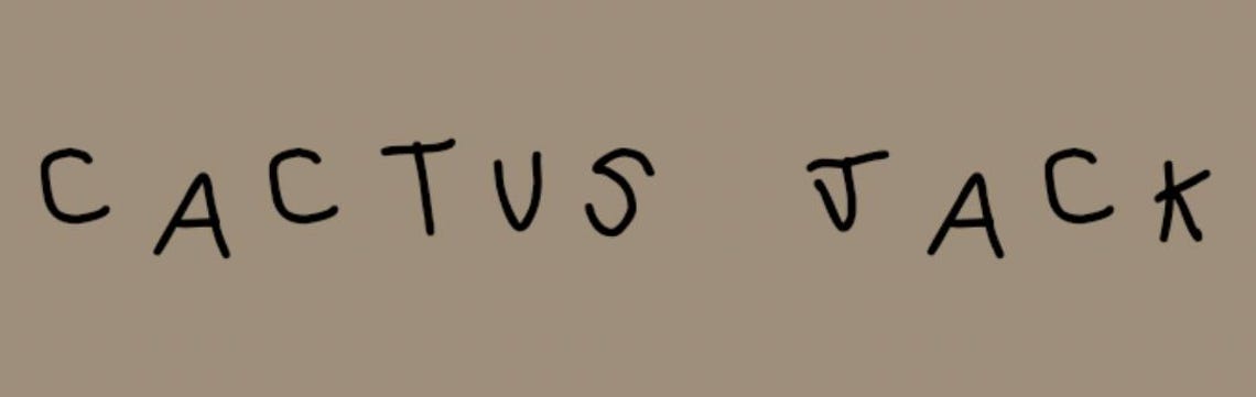 Travis Scott: Cactus Jack Font - Etsy