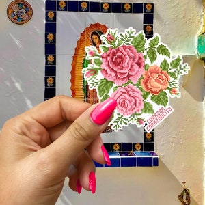 Mexican Stickers, Flores Bordadas, Latina Stickers, Latino Stickers ...