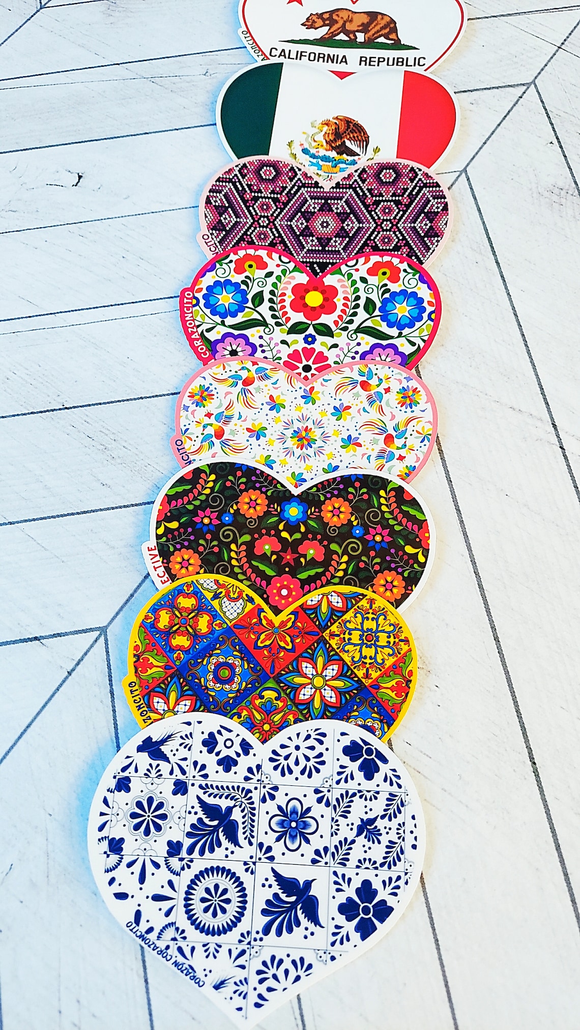 Mexican Stickers Talavera Latina Stickers Latino Stickers - Etsy