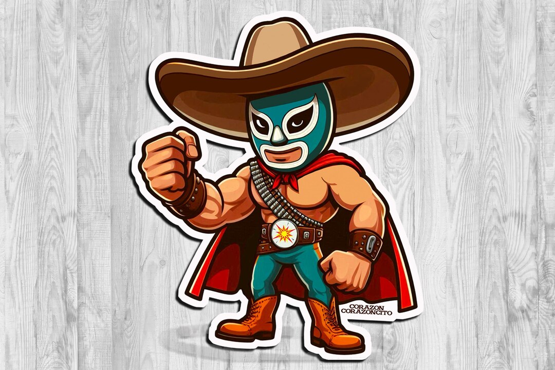 Mexican Stickers, Latina Stickers, Lucha Libre, Luchadores, Laptop ...