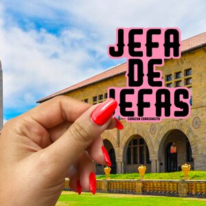 Mexican Stickers, Jefa, Latina Stickers, Latino Stickers, Laptop ...