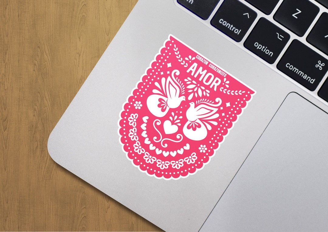 Papel Picado Sticker, Mexican Stickers, Latina Stickers, Laptop ...
