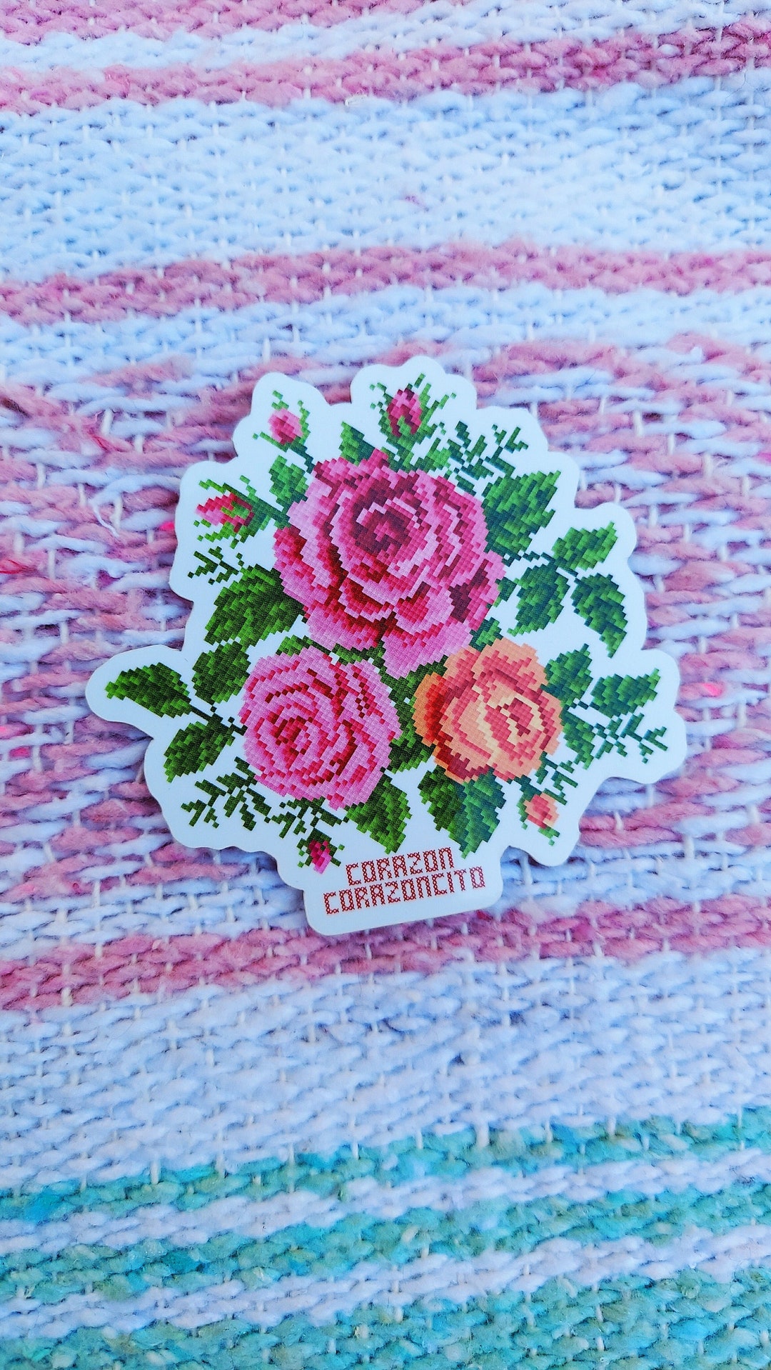 Mexican Stickers, Flores Bordadas, Latina Stickers, Latino Stickers ...