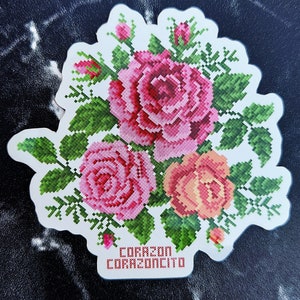 Mexican Stickers, Flores Bordadas, Latina Stickers, Latino Stickers ...