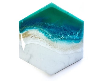 Epoxy Stone Coasters - Etsy