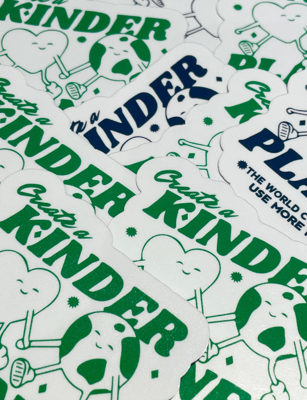 Create a Kinder Planet Sticker - Etsy