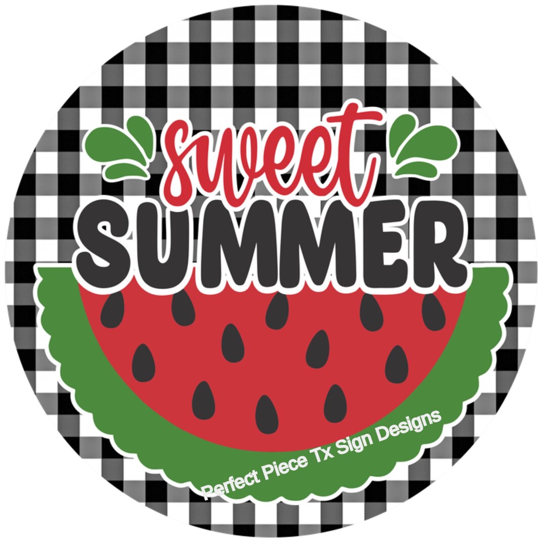 Sweet Summer Watermelon Wreath Sign, Watermelon Wreath Sign, Watermelon ...