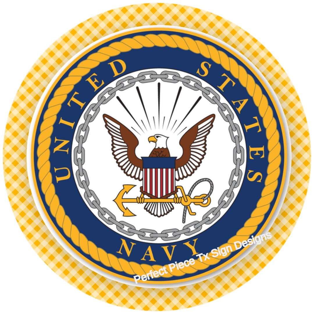 United States Navy Sign, Navy Wreath Signs, Navy Wreath Patriotic Sign ...