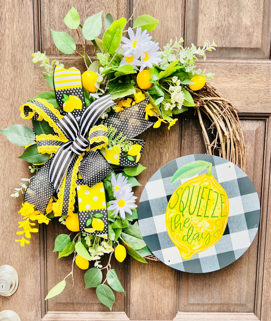 Lemon Wreaths Lemon Wreath Spring Wreaths Summer Wreaths - Etsy