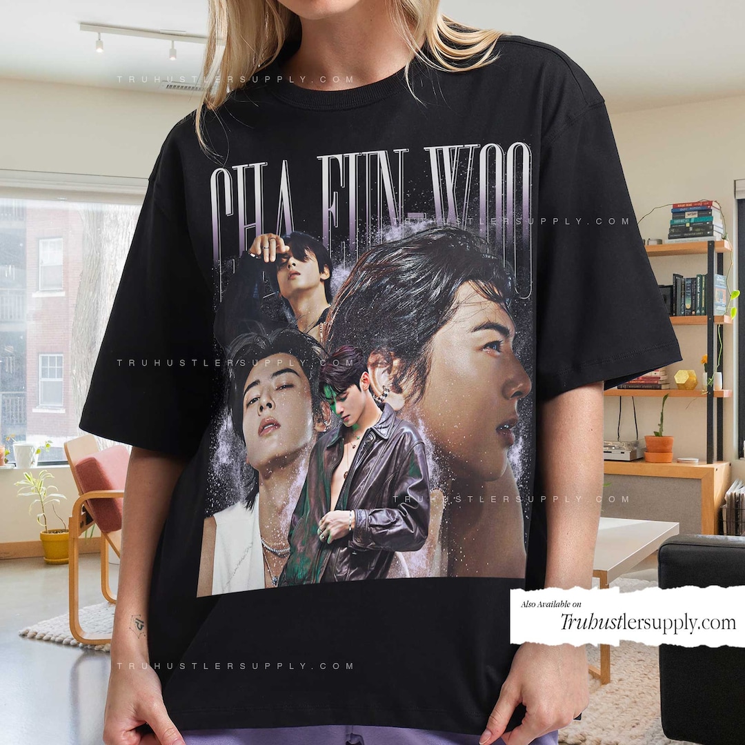 Cha Eun Woo Bootleg Graphic Shirt Sweatshirt, Cha Eun Woo Kdrama Shirt ...