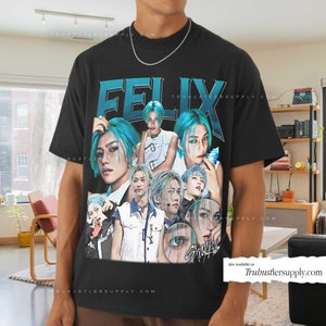 Felix Stray Kids Graphic Shirt, Felix Kpop Bootleg Shirt, Felix Retro T ...