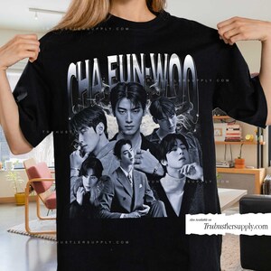 Cha Eun Woo Vintage Graphic Shirt Sweatshirt, Cha Eun Woo Kdrama Shirt ...