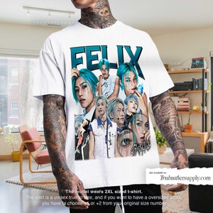Felix Stray Kids Graphic Shirt, Felix Kpop Bootleg Shirt, Felix Retro T ...