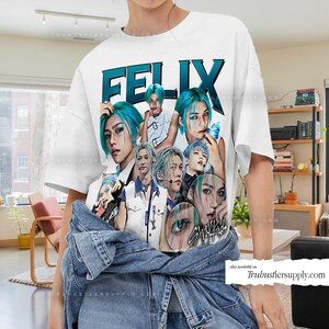 Felix Stray Kids Graphic Shirt, Felix Kpop Bootleg Shirt, Felix Retro T ...