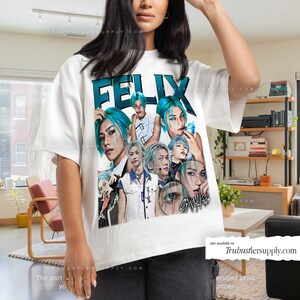 Felix Stray Kids Graphic Shirt, Felix Kpop Bootleg Shirt, Felix Retro T ...