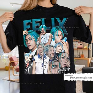 Felix Stray Kids Graphic Shirt, Felix Kpop Bootleg Shirt, Felix Retro T ...