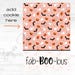 Halloween Cookie Card: Ghost & Pumpkin Design (digital Download) - Etsy