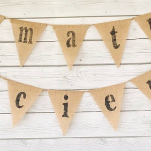 Heart Subject Banner, School Flag Banner, Classroom Burlap Banner - Etsy