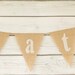 Heart Subject Banner, School Flag Banner, Classroom Burlap Banner - Etsy