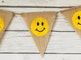 Smiley Face Burlap Banner Happy Face Banner Classroom Banner - Etsy Canada