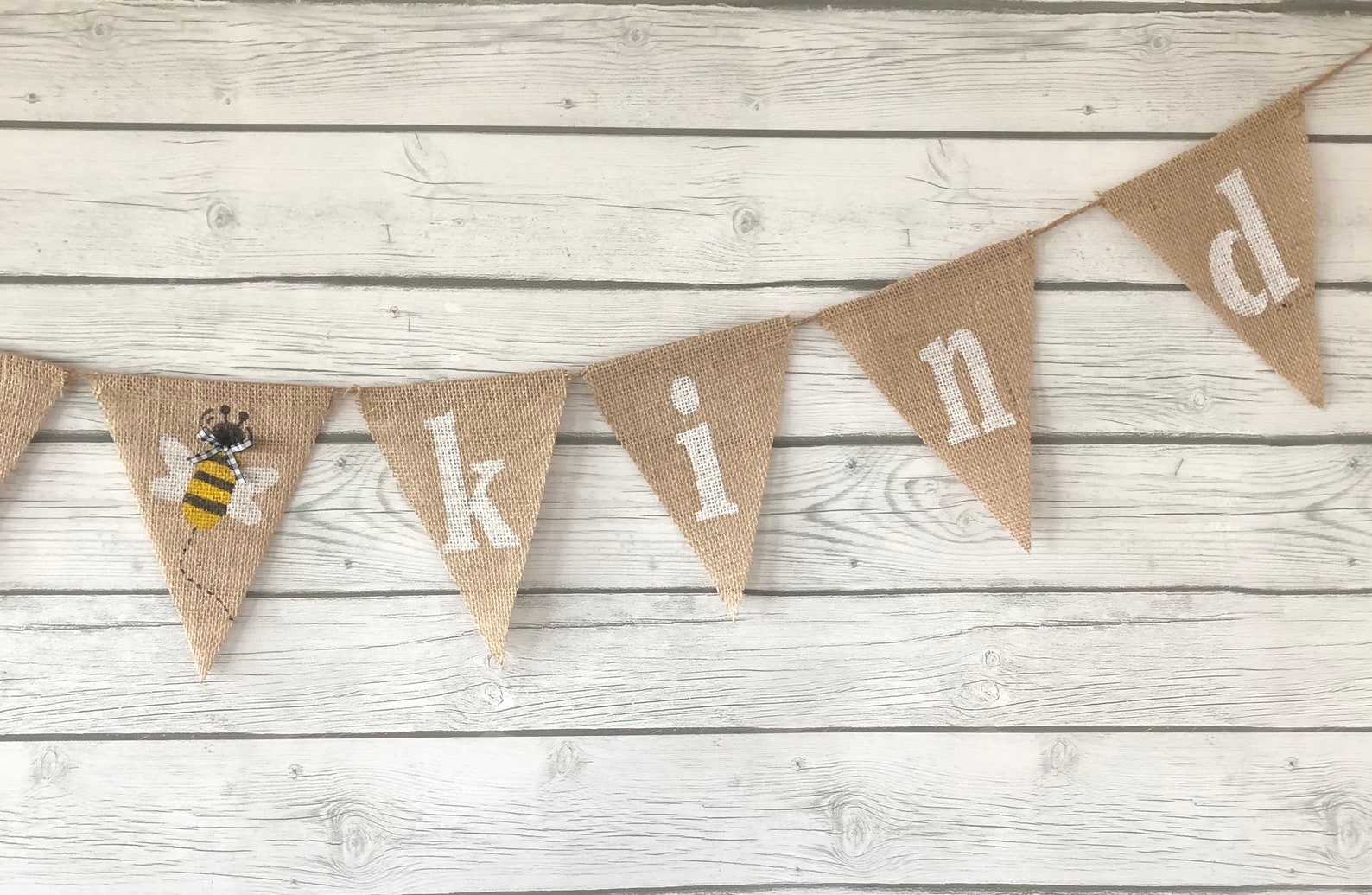Bee Kind Burlap Banner Bee Banner Classroom Banner - Etsy