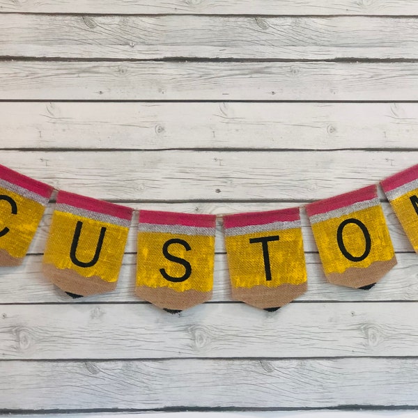 Burlap Garland - Etsy