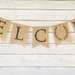Welcome Burlap Banner, Classroom Banner, Teacher Banner - Etsy