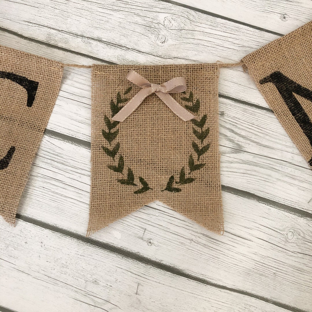 Welcome Burlap Banner, Classroom Banner, Teacher Banner - Etsy