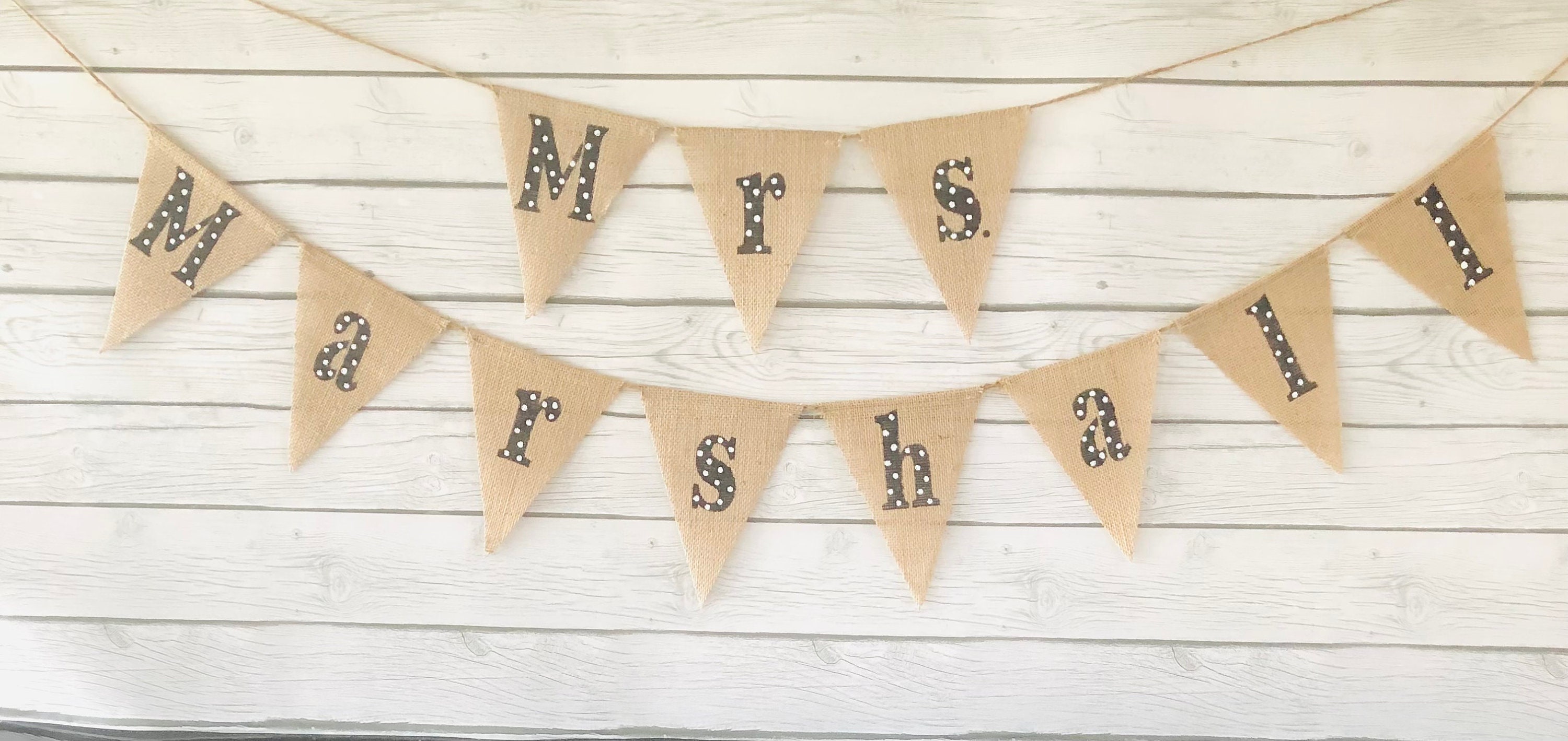 Custom Teacher Name Banner Black and White Polka Dot Teacher - Etsy