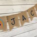 Custom Teacher Name Banner Boho Rainbow Banner Rustic - Etsy
